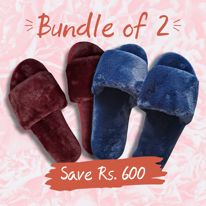 FURRIES – Blue & Maroon (Pack of 2) - Spyda Footwear