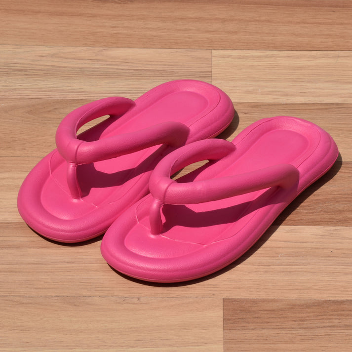 BUBBLES Pink Flip Flops – Waterproof, Lightweight & Anti-Slip – Spyda ...