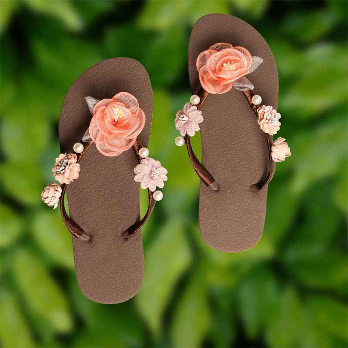 MARYGOLD Brown - EVA Flip Flops - Soft EVA Sole - Spyda Footwear